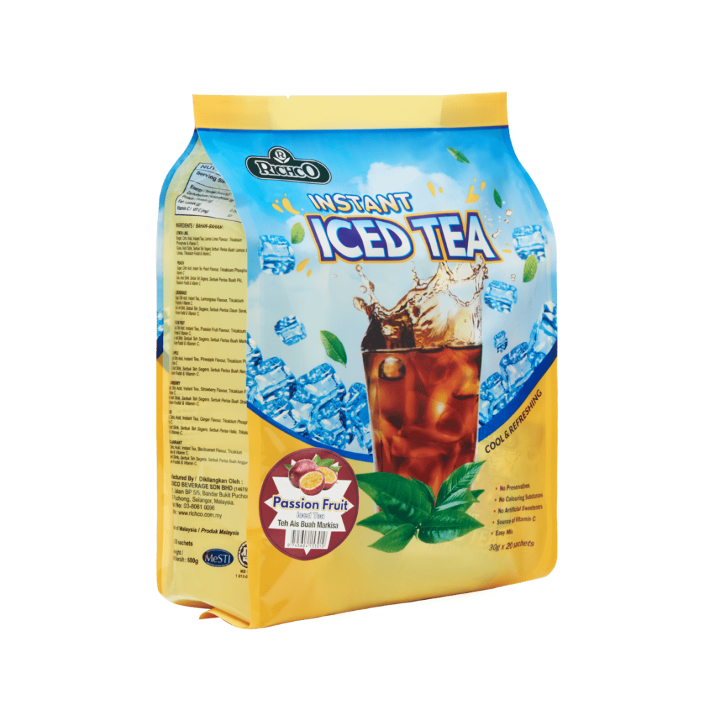 Passion Fruit Ice Tea – 20’s x 30gm – Richco Malaysia